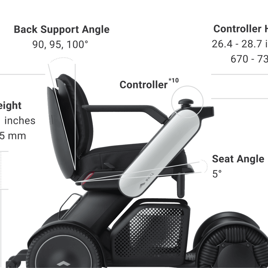 WHILL Model C2: Portable Electric Wheelchair