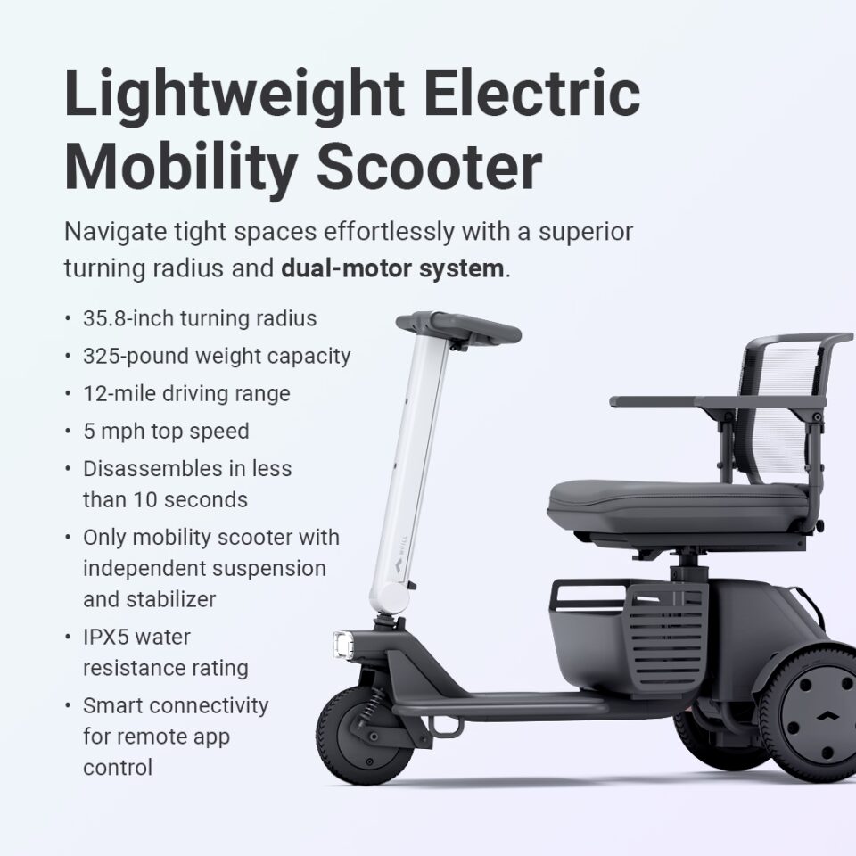 3-Wheel Mobility Scooter | WHILL Model R