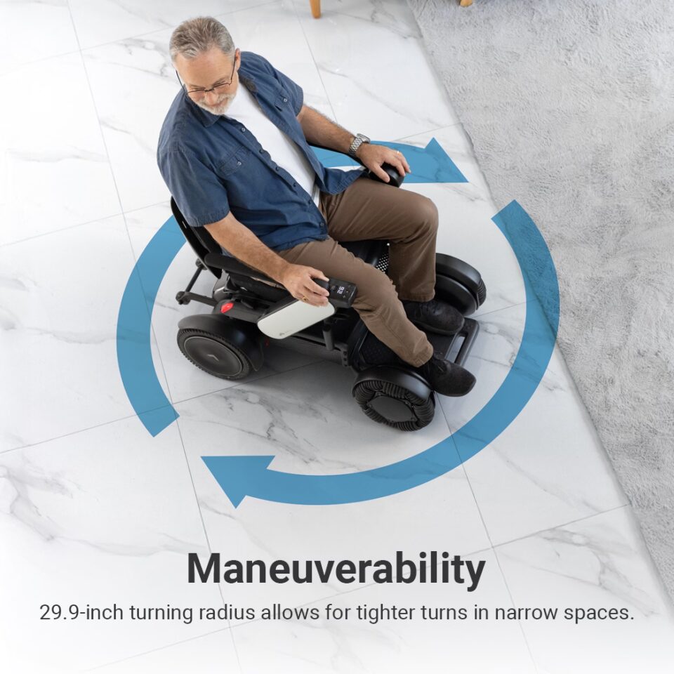 WHILL Model C2 High Back: Portable Electric Wheelchair