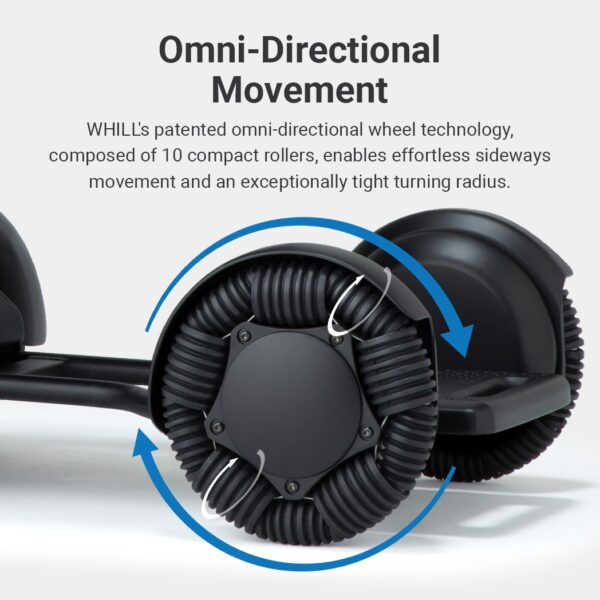 WHILL Model C2 High Back: Portable Electric Wheelchair