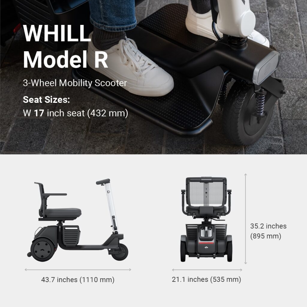 3-Wheel Mobility Scooter | WHILL Model R